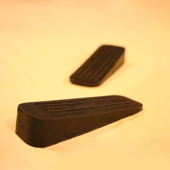 JoJo Pack of 2 Rubber Door Stoppers Non-Slip Safety Wedges for Child ...