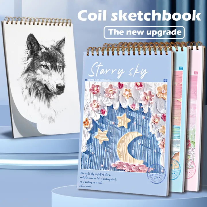 A4/A5/16K Sketchbook 160 GSM Drawing Paper No bleed Supplies for Artist ...