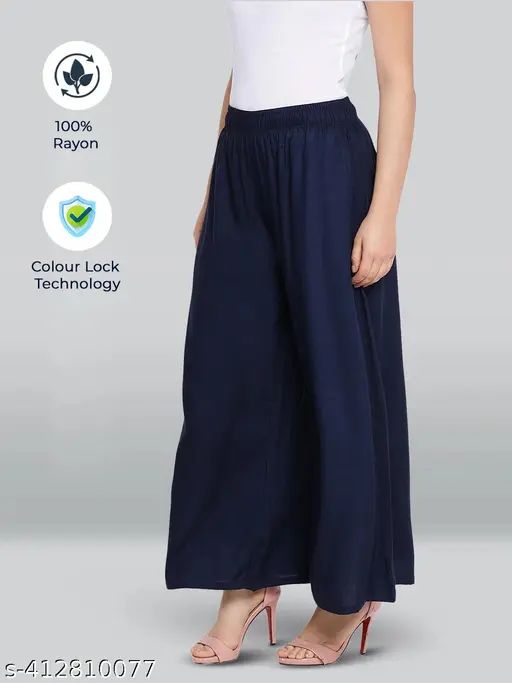 Palazo Sarwal 100% Orginal Rayon Cotton Side Pocket | Daraz.com.np