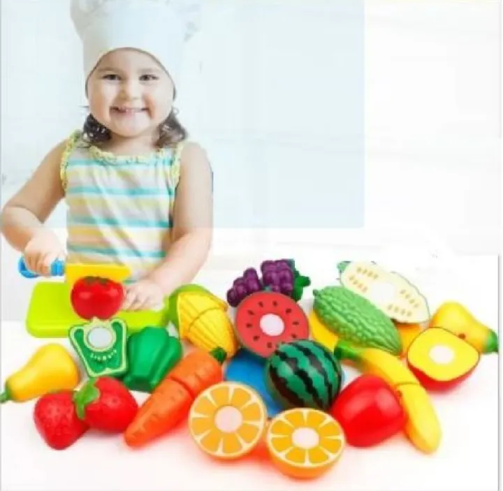 Cooking Vegetable set Baby kitchen Set plastic Vegetable's kitchen toy ...