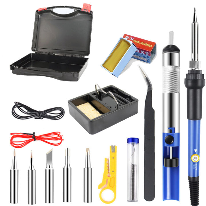Multi-kit Adjustable Temperature Electric Soldering Iron 220V 60W ...