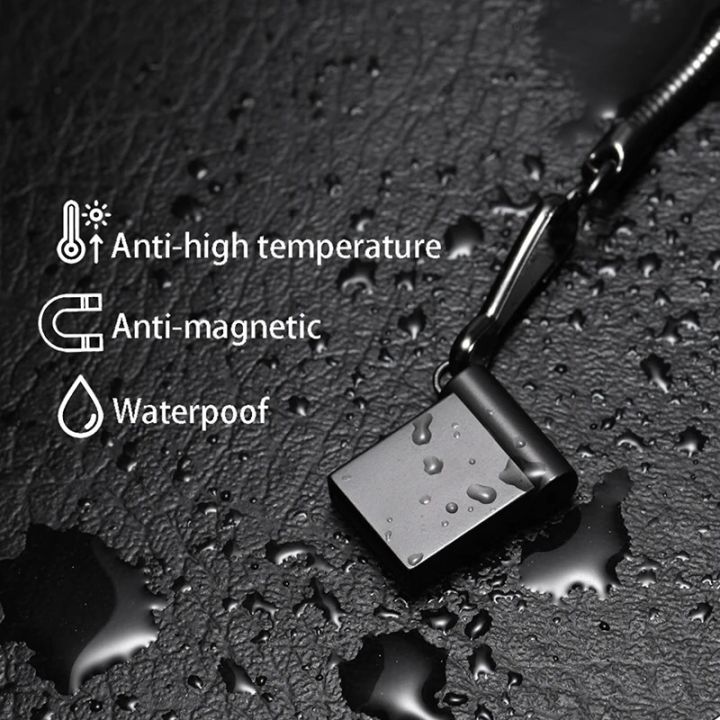 High Speed Mini Metal USB Flash Drives 16GB Black Pen Drive Silver ...