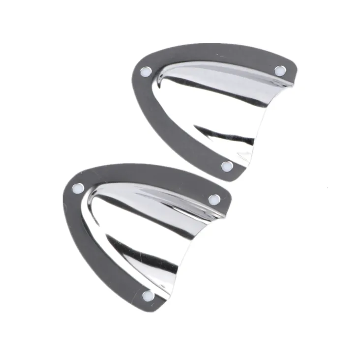 （2 Pcs）Boat Stainless Steel Clam Shell Cover, Midget Vent Hose Cable ...