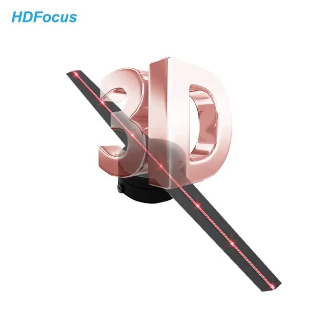 HDFocus 2 blade 42cm High Resolution Hologram Display Fan 3d LED Holographic Naked Eye Stereo 3d ...