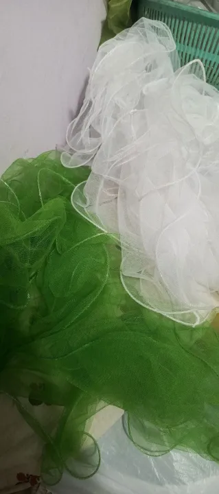 Ruffle Dupatta Breeza Net Staff | Daraz.pk