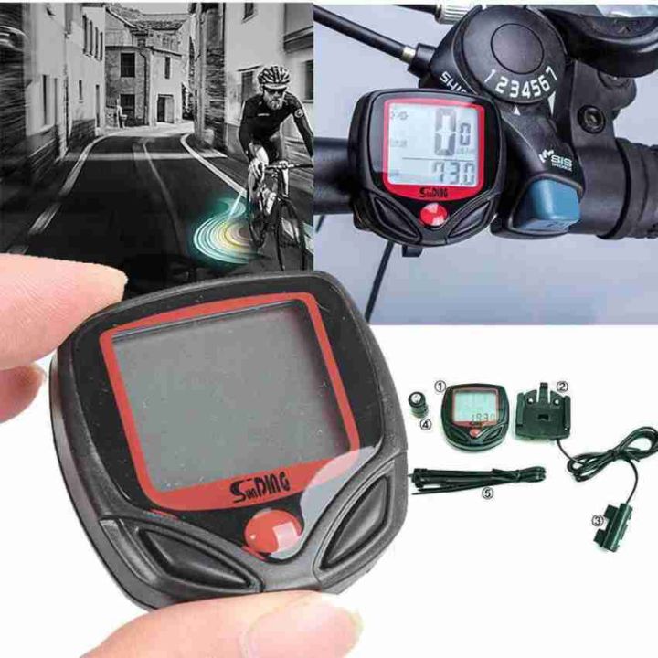 Bicycle Speedometer Digital speedometer Odometer bicycle meter bicycle ...