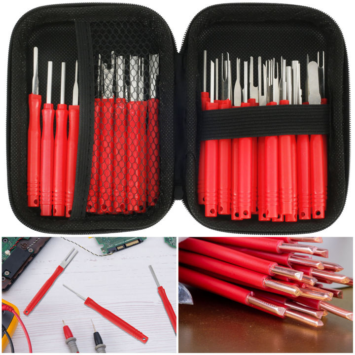 36Pcs Car Terminal Removal Kit Reusable Electrical Wire Plug Connector ...