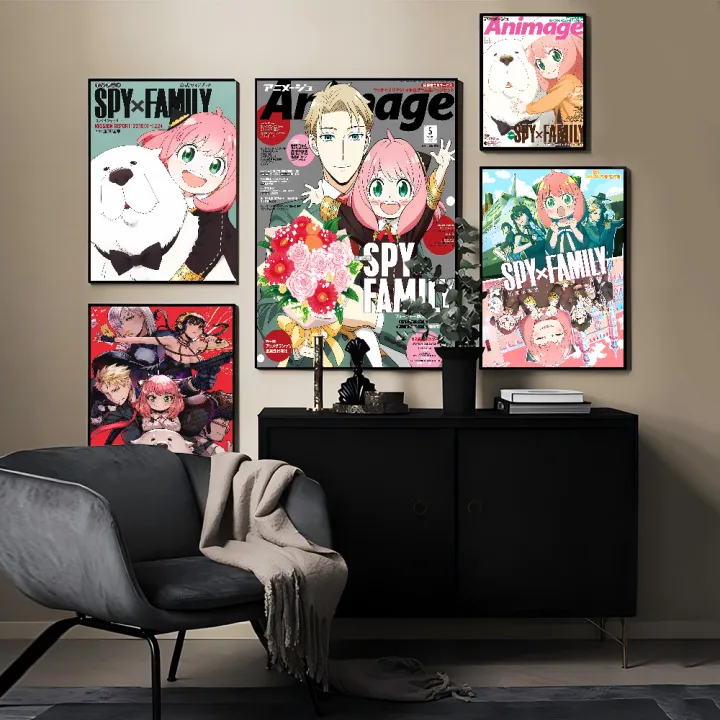 Anime Spy X Family Anya Self-adhesive Art Poster Whitepaper Prints ...