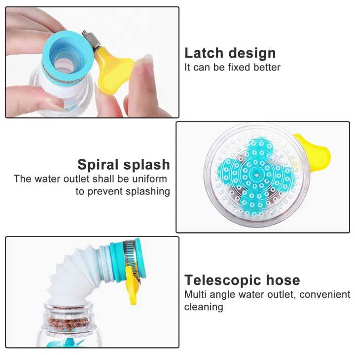 Universal 360 Rotation Faucet Bubbler Swivel Water Saving Economizer ...