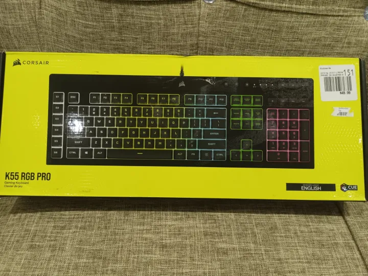 Corsair K55 Pro Keyboard Unused Like new Box Open Software Supported ...