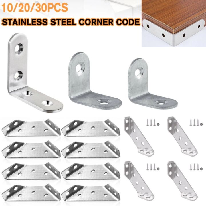 Stainless Steel Angle Corner Brackets Universal Furniture Corner ...
