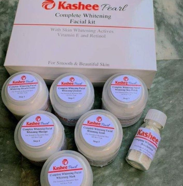 Kashee pearl Complete whitning Faical Kit | Daraz.pk