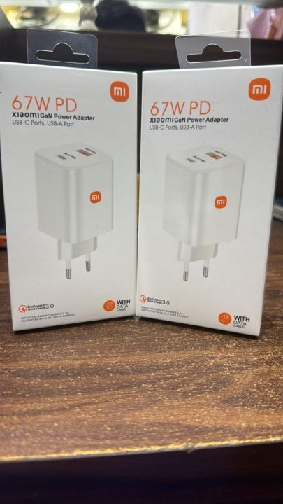 mi 67w pd charger xiaomi gan power adapter usb-c ports usb-a port ...