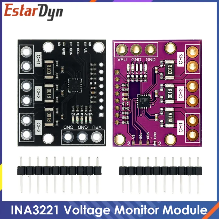 INA3221 Triple-Channel Module, High-Side Measurement, Shunt and Bus ...