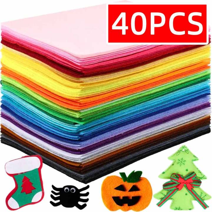40 Color Hard Felt Suitable For Diy Collage Sewing Project Decoration ...