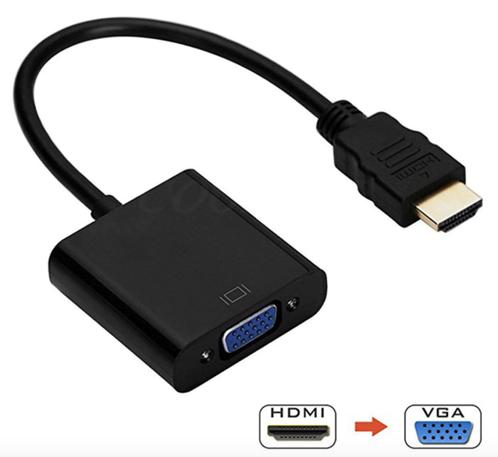 HDMI to VGA cable converter digital analog HD 1080p for PC Laptop ...