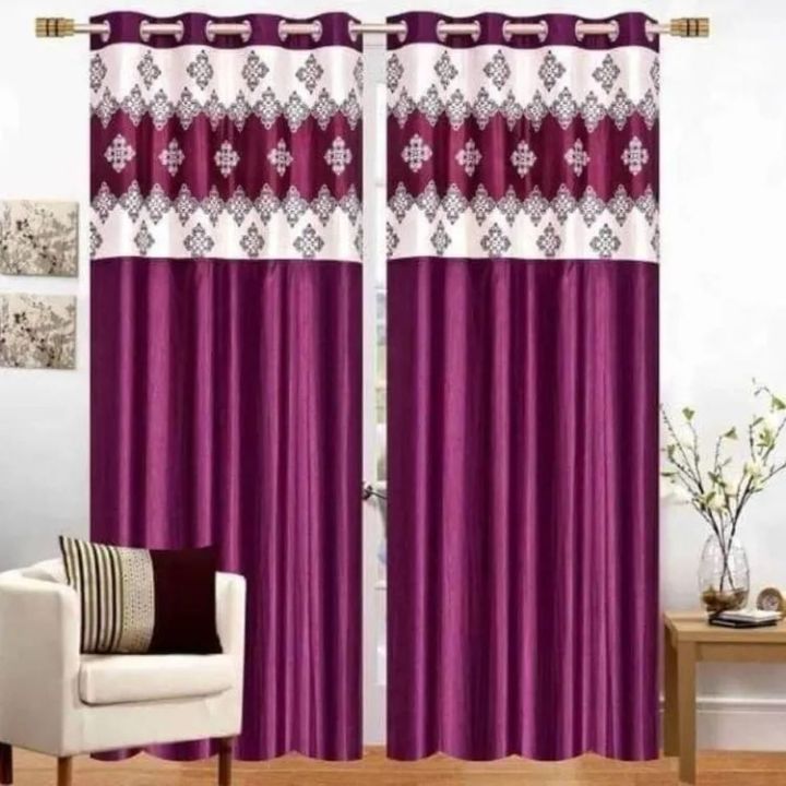 Parda Cotton Plain Fabric Window / Door curtain (1pcs) 4x7ft -sewaPasal ...