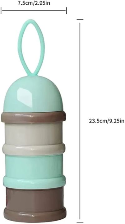 3 Layer Portable Baby Milk Powder Container, Mini Small Sealed Milk ...
