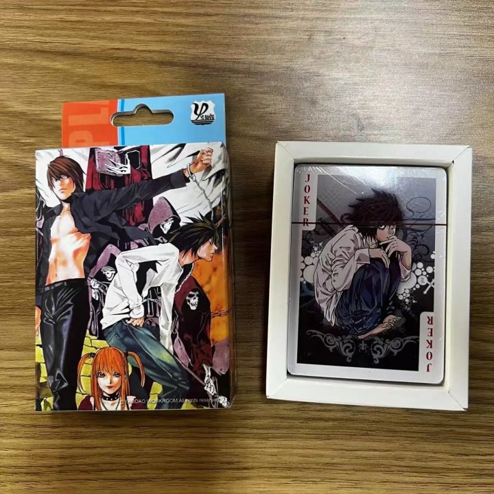 Death Note Anime Light, L Lawliet, Misa, Ryuk Poker Card Playing Card ...