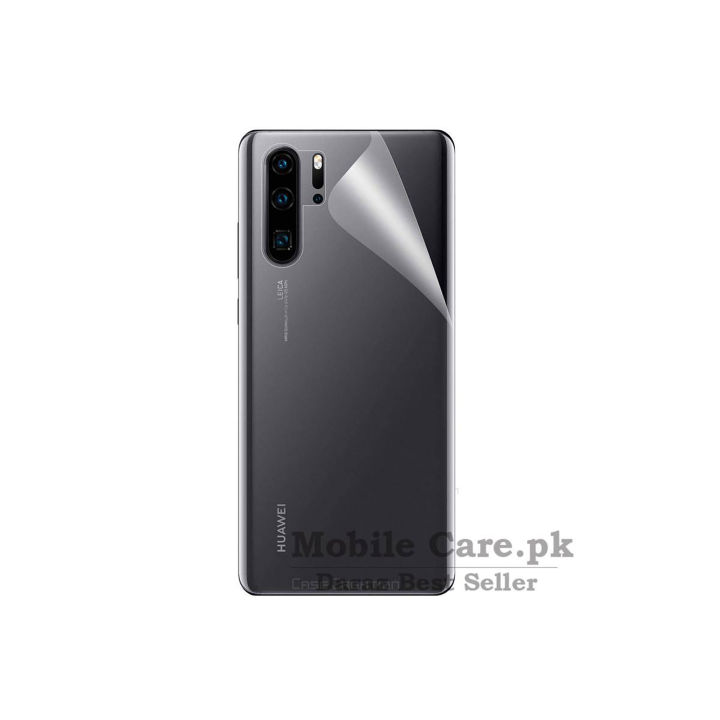 Huawei P30 Pro Back Body Protector - Clear Hydrogel Soft Jelly Film ...