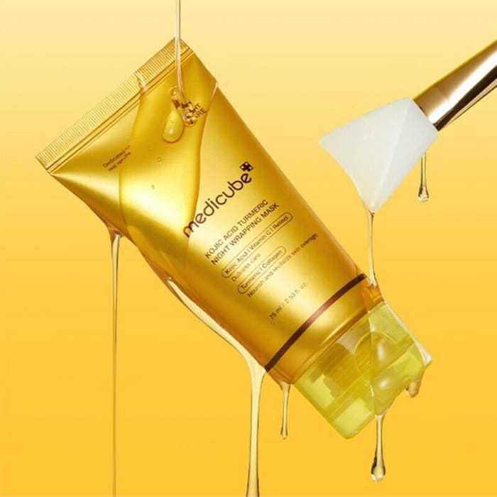 MEDICUBE Night Wrapping Mask 75ml – Kojic Acid & Turmeric – Deep ...