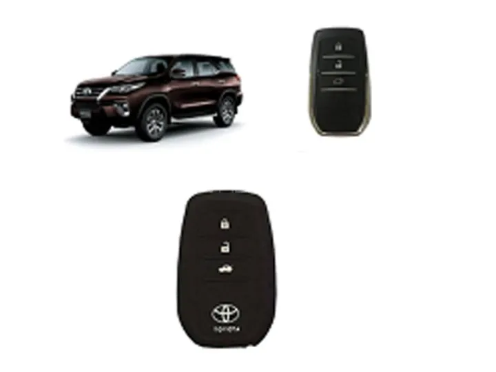 Toyota Fortuner Pvc Silicone Remote Key Cover | Daraz.pk
