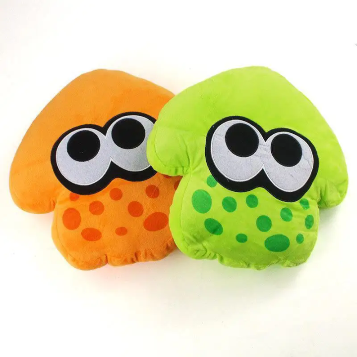 33cm Orange Green Splatoon Inkling Anime Kawaii Animal Pollow Cushion ...