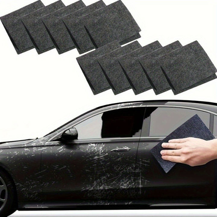6pcs Fiber Scratch Remover Cloths for Car Surface Repair, Quick Fix ...