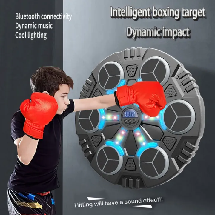 Electronic Kids Punching Game, LED Lights Music Boxing Target, Wall ...