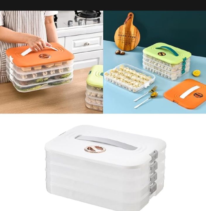 Momo Storage Box 4 Layer (Fast Food Storage Box)-Multicolor | Daraz.com.np