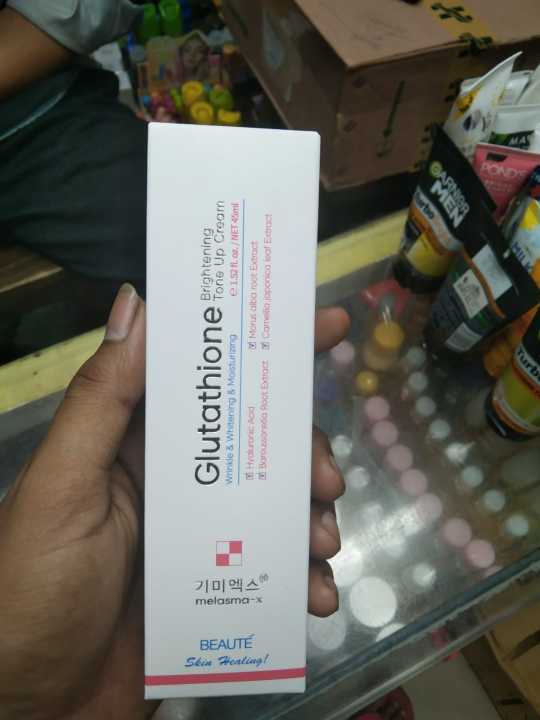 Glutathione Brightening Ton Up Cream (Korean) – Skin Whitening & Glow ...