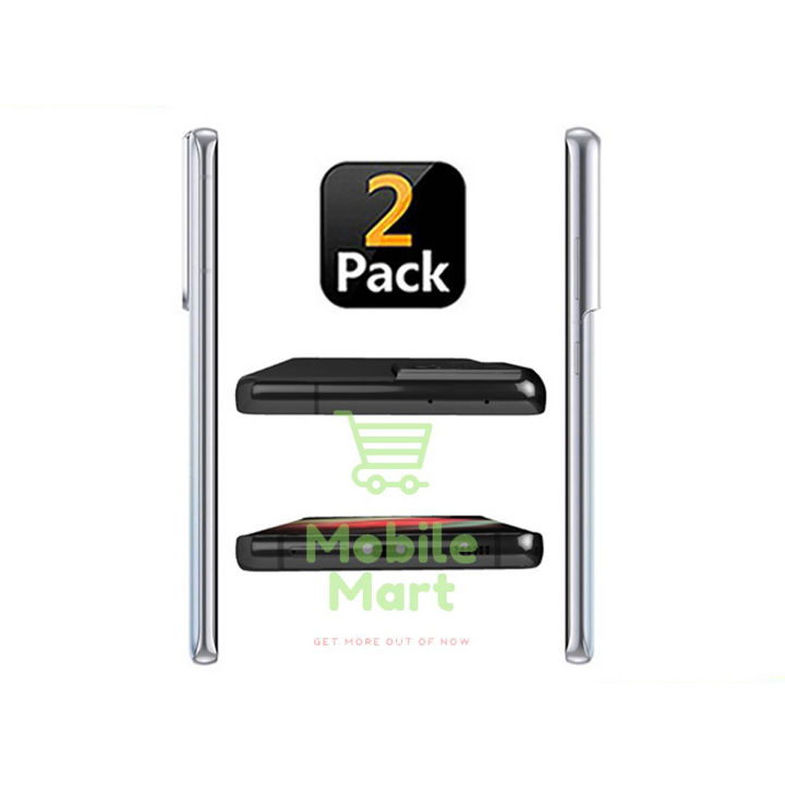 Samsung Galaxy S21 Ultra Side Border Protector (Pack of 2) - Matte Soft ...