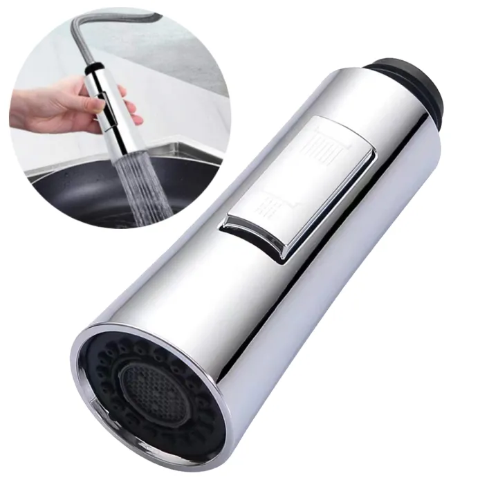 G1/2 ABS Kitchen Tap Faucet Pull Out Shower Head Water Spray Head ...