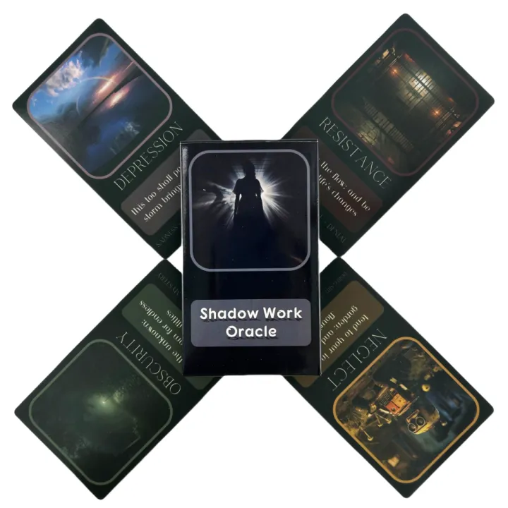 Shadow Work Oracle Cards A 33 English Visions Divination Edition Deck ...