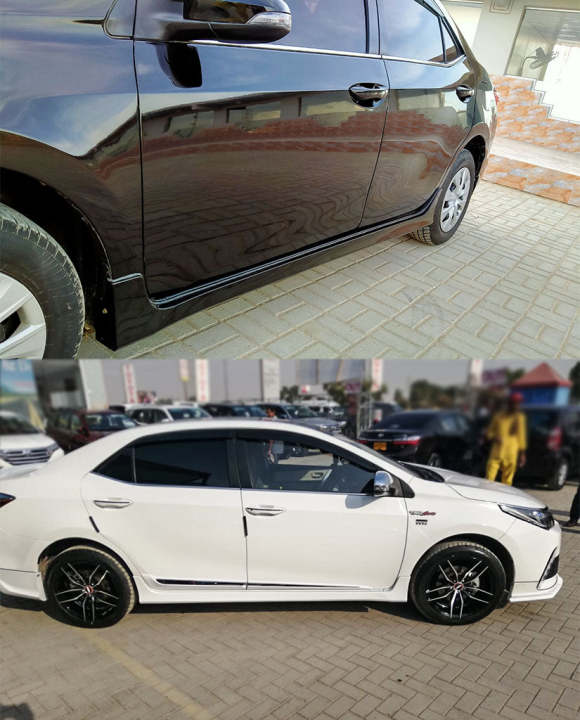 Toyota Corolla Side Skirts – Model 2015 to 2023 | Premium Quality Body ...