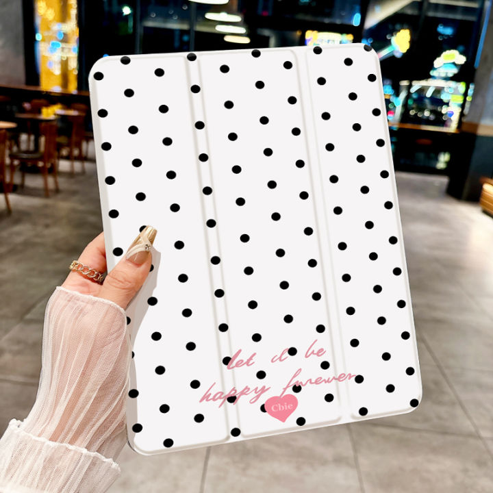 Heart black and white polka dots case for iPad pro 10/11-Inch 2020/6th ...