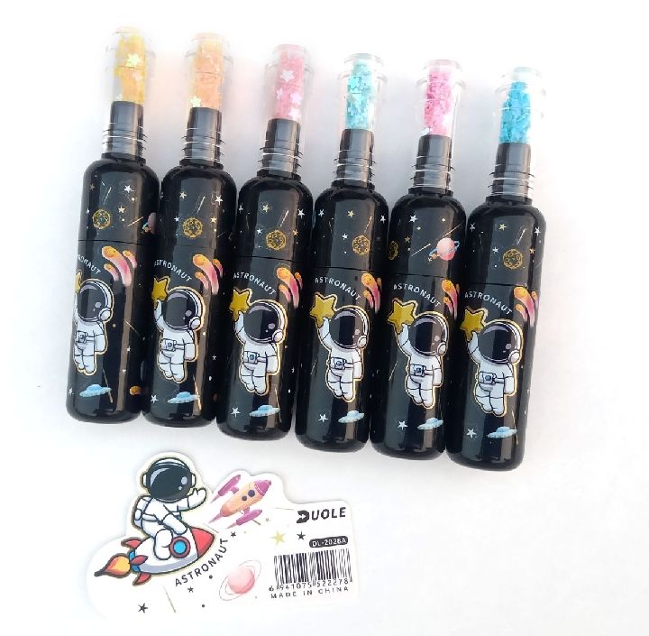 Mini Cute bottle Shape Planet Colourful Highlighter Markers, 6pcs/set ...