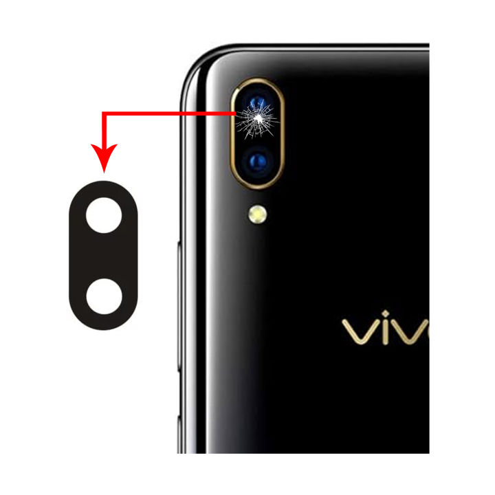Vivo V11 Rear Camera Glass Lens Replacement - Scratch Resistant ...