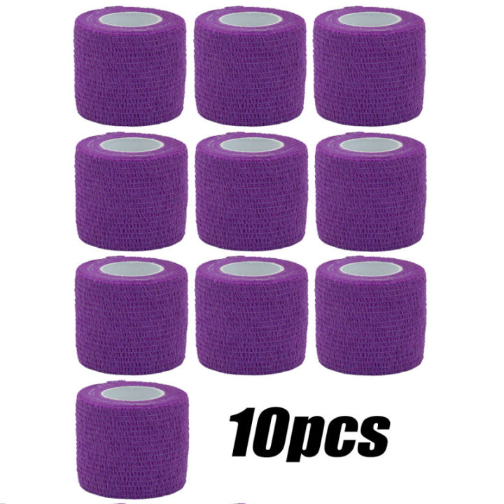 1/6/10Pcs Purple Sport Self Adhesive Elastic Bandage Wrap Tape ...