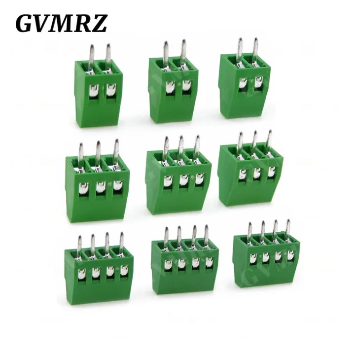 5PCS KF120 2.54mm Pitch 2p/3p/4p Straight Pin Pcb Screw Terminal Block ...