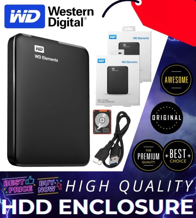 WD External USB 3.0 ,2.5 HDD Drive Portable Enclosure Case | Daraz.lk