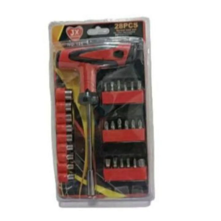 28 Pieces Bit Screwdriver Socket Set T Allen Screwdriver | Daraz.com.np