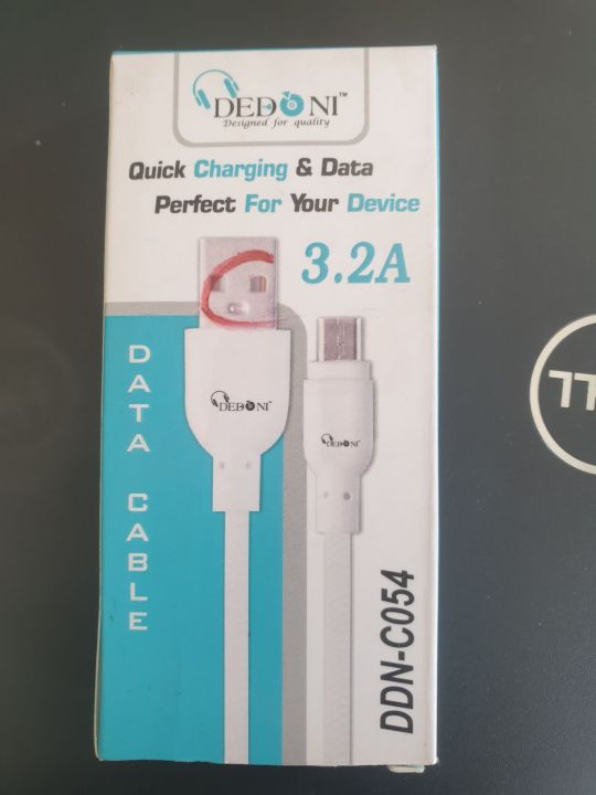White 3.2A Type-C Data Cable | Daraz.com.np