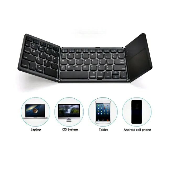 Universal mini foldable keyboard with touchpad | Daraz.lk
