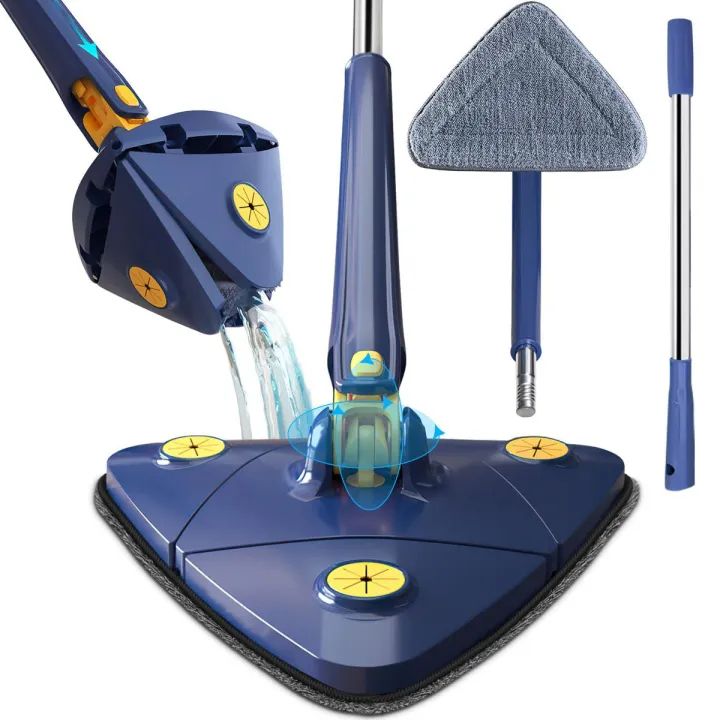 Triangle Twister Mop 360° Rotating Mop Triangular mop head easy ...