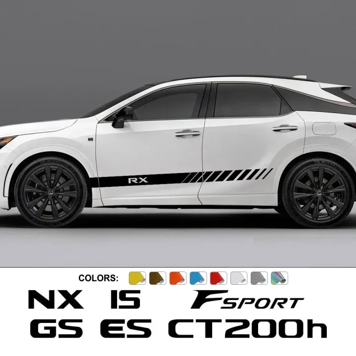Car Stripes Styling Sticker For Lexus RX 250 350 NX 300 Fsport IS 450 ...