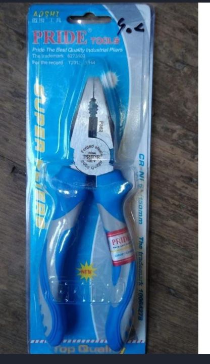 Pride Combination Plier 6" With Rubber Grip Handle | Daraz.pk