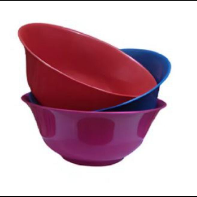 Pack of 2 Multicolor Japanese Style Bowl Multi color Plastic Bowl ...