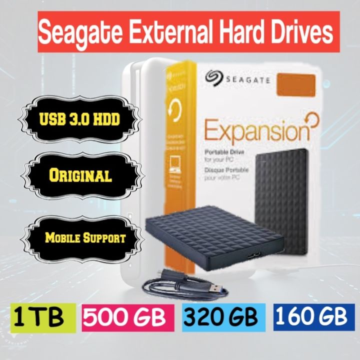 USB 3.0 Portable External hard drive for desktop, laptop and mobile 2tb ...