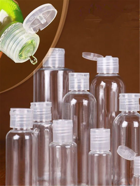 Plastic Squeezed Bottle 30ml 100ml Travel Split Bottle Set Flip Bottle ...